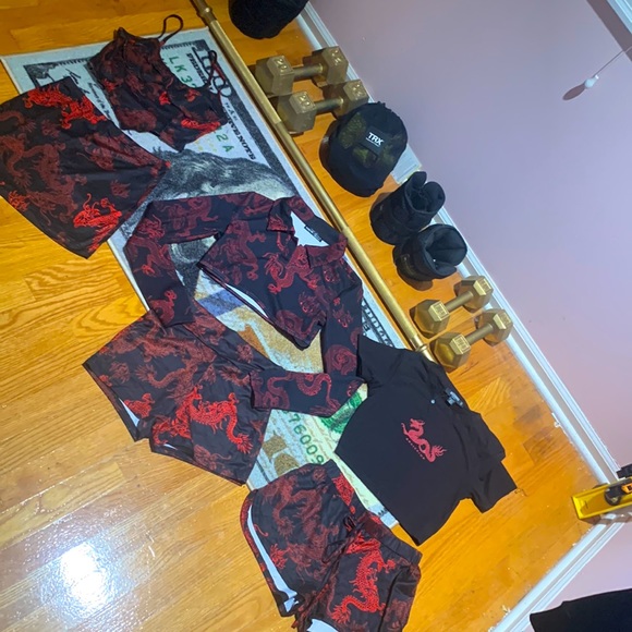 Missguided | Tops | 6 Piece Dragon Set Missguided Crop Top Xs Shorts ...